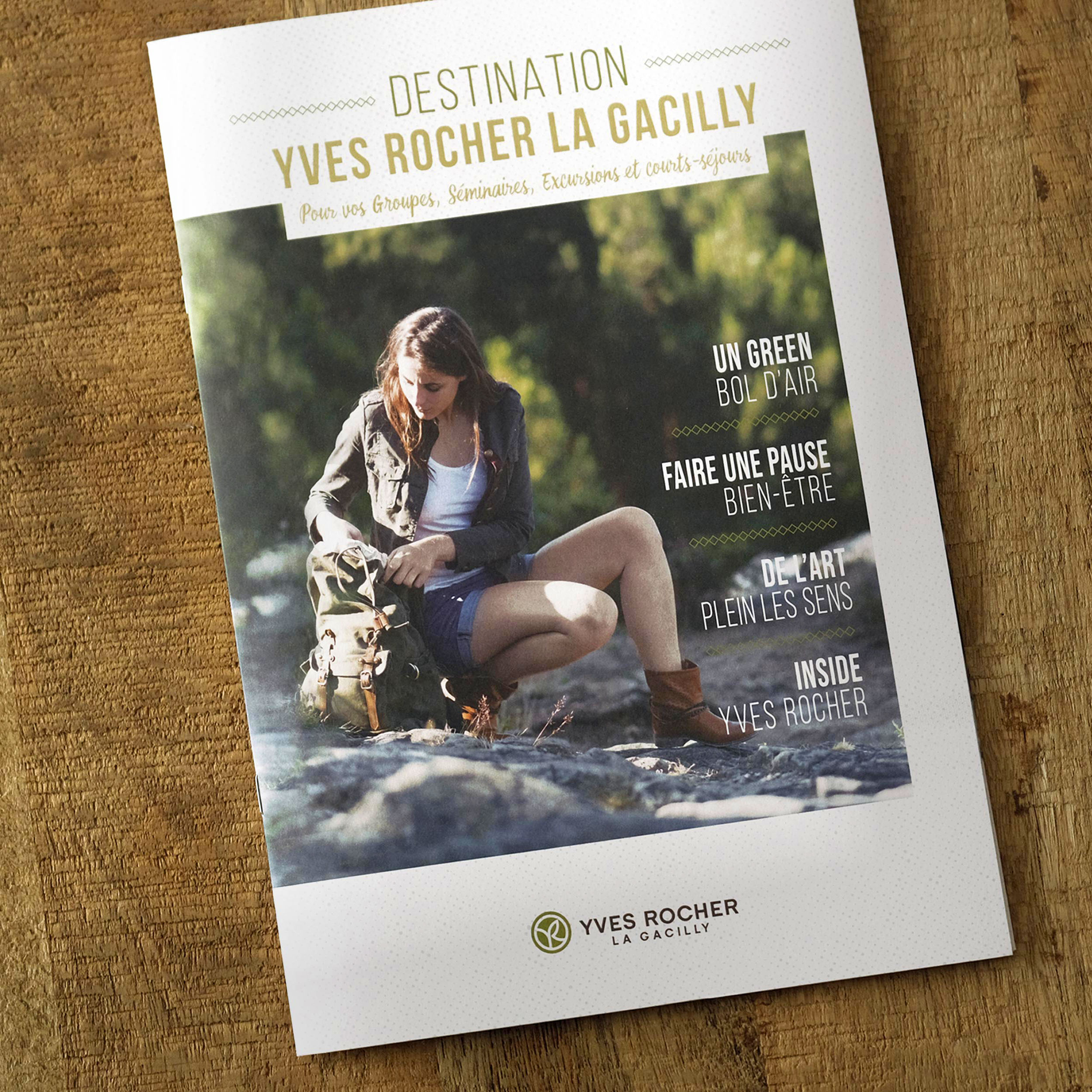 Conception d'une brochure 'Destination La Gacilly' pour Yves Rocher La ...
